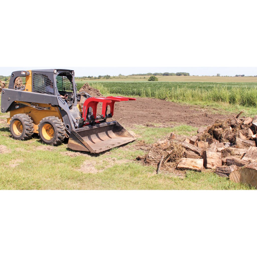 GreyWolf™ Skid Steer Double Quick Attach Grapple | GreyWolf™ Attachments