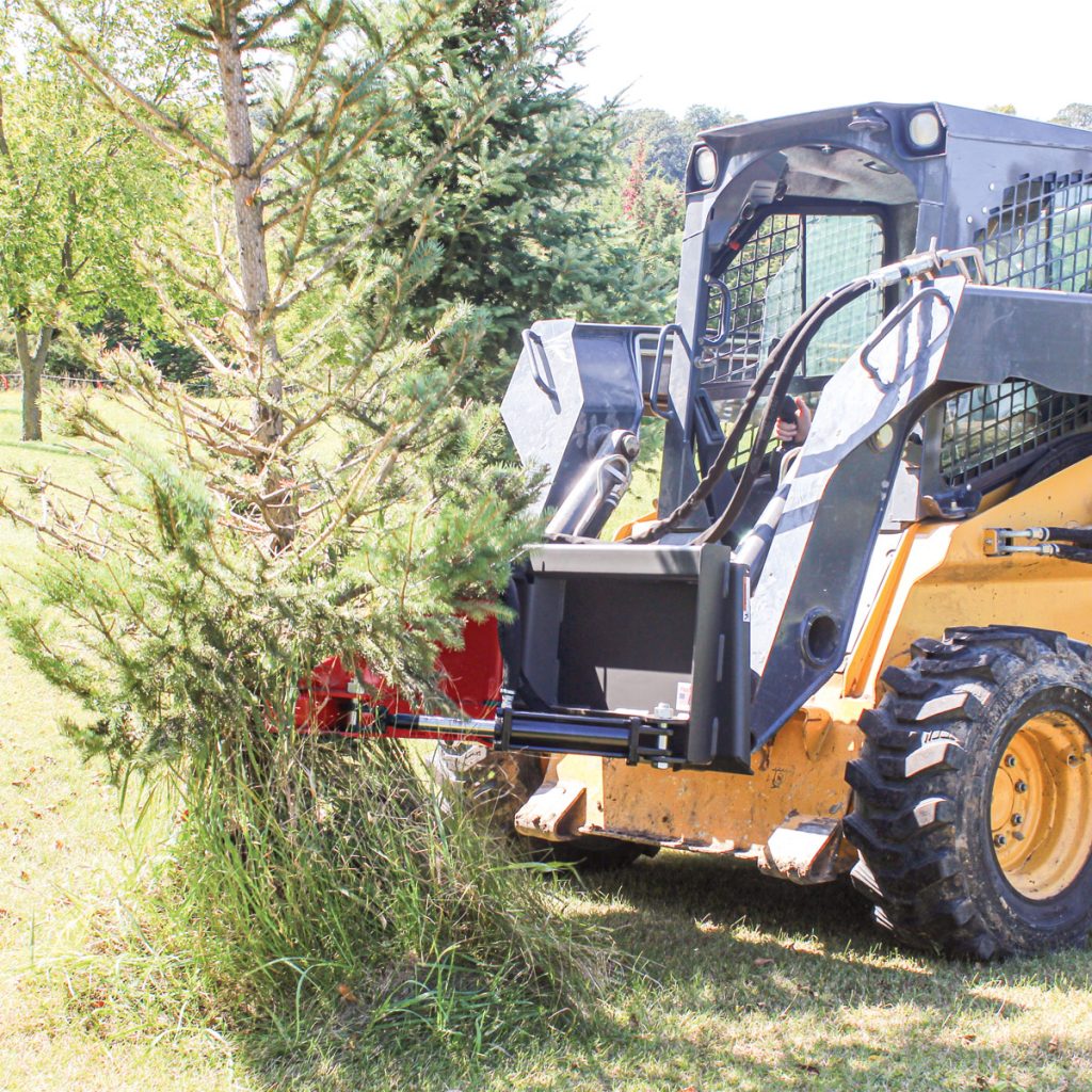GreyWolf™ Skid Steer Tree Puller | Tree Removal | GreyWolf™ Attachments